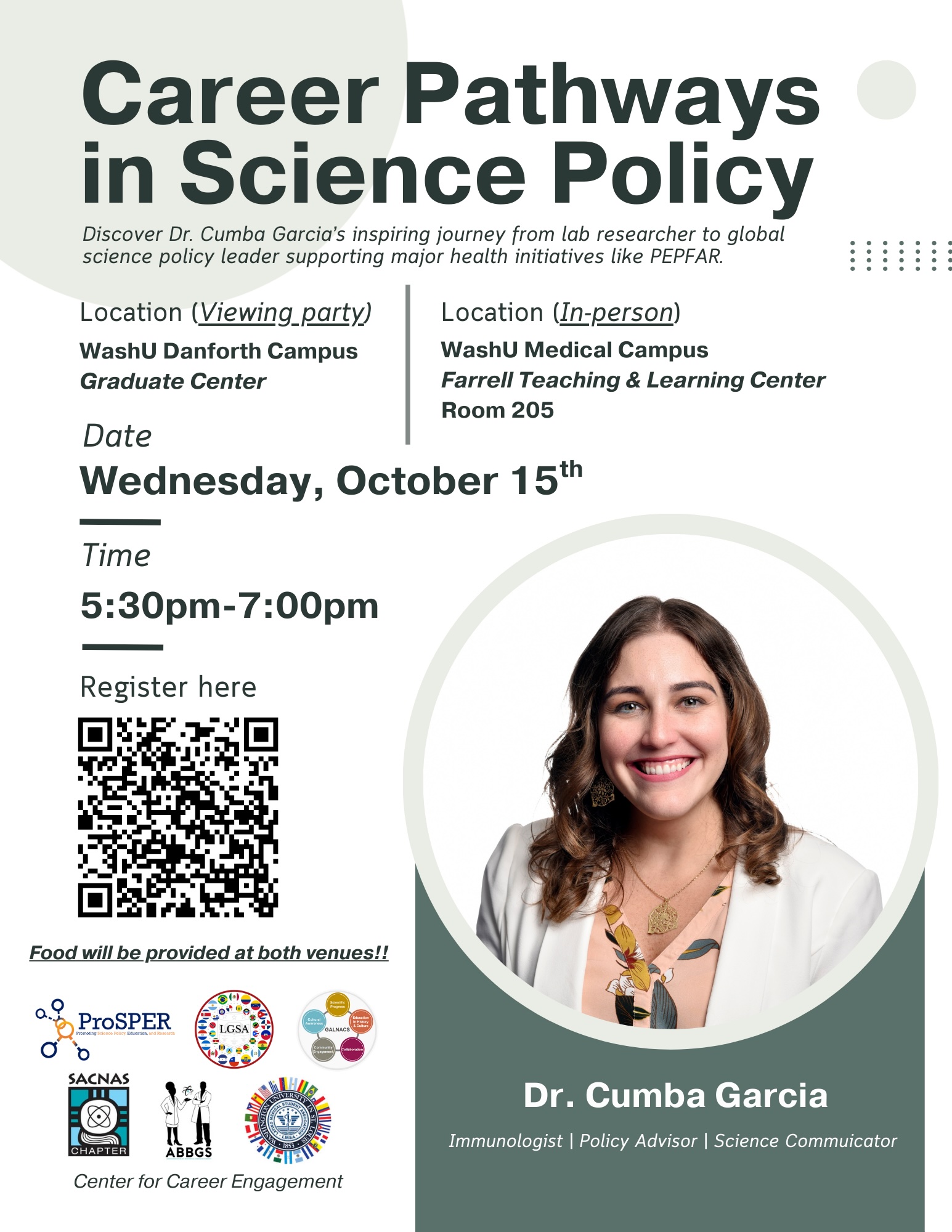 Career Pathways in Science Policy-Speaker Dr. Cumba Garcia - Division ...
